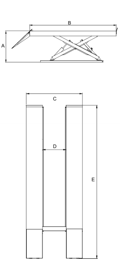 PEAK PX12 General Service Scissors Lift